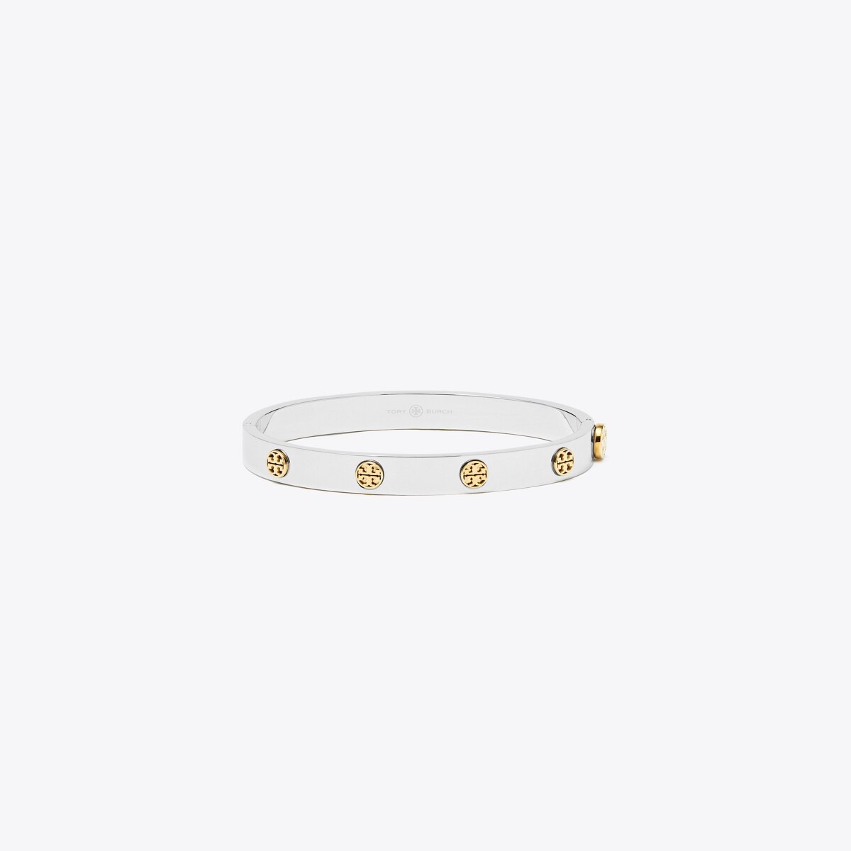 Tory burch logo stud hinge bracelet store